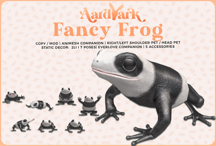 Second Life Marketplace - Aardvark : Fancy Frog - Panda